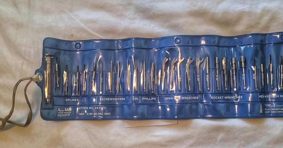 Moody Tools 28 pcs super precision screwdriver and wrench set. Never ...