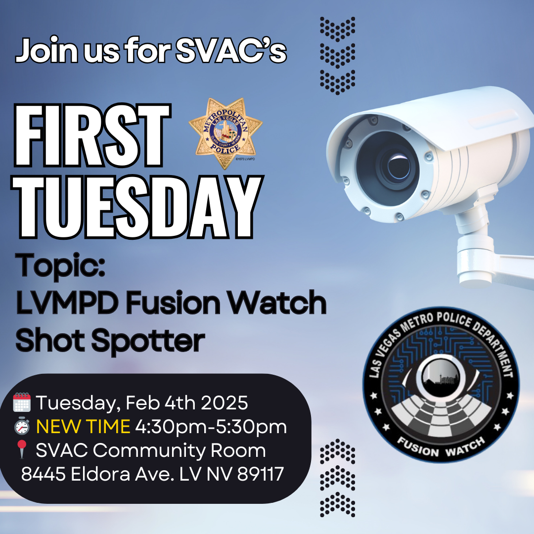Spring Valley Area Command's February 2025 FIRST TUESDAY (Las Vegas ...