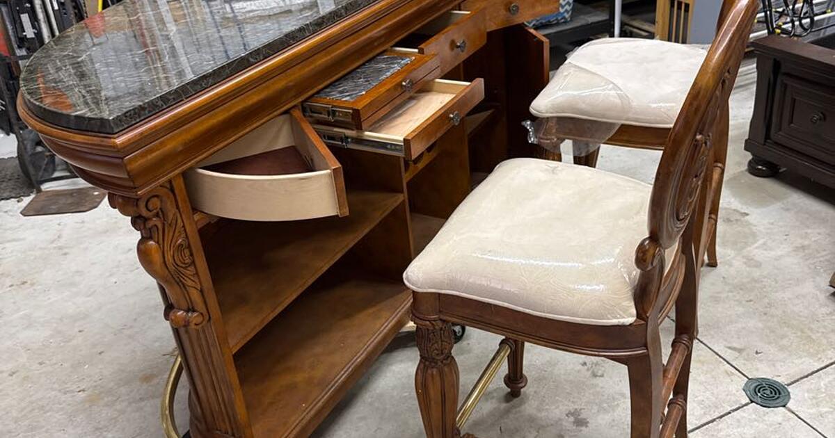 Pulaski furniture bar with marble top for $440 in Hamburg, NY | For ...