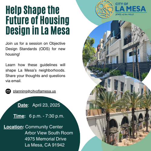 The City is developing Objective Design Standards (ODS) to create a ...