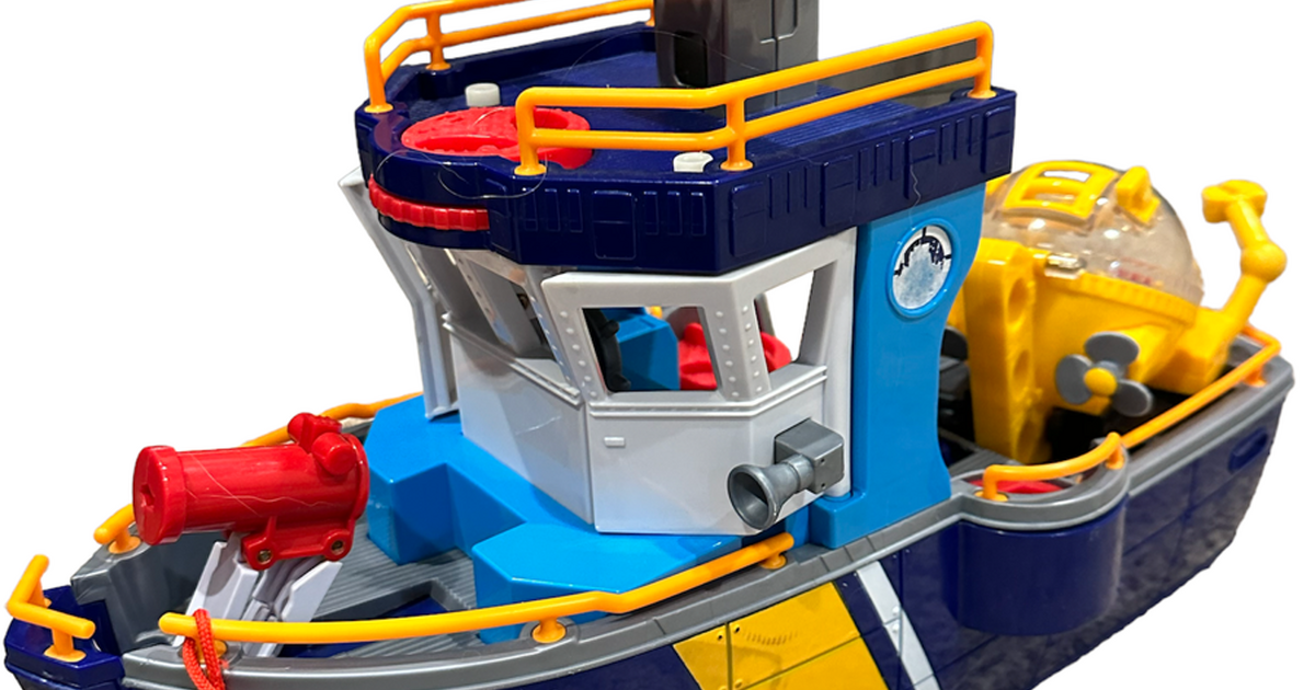 Fisher Price 2007 Imaginext Boat Ocean Rescue Coast Guard Ship Retired ...