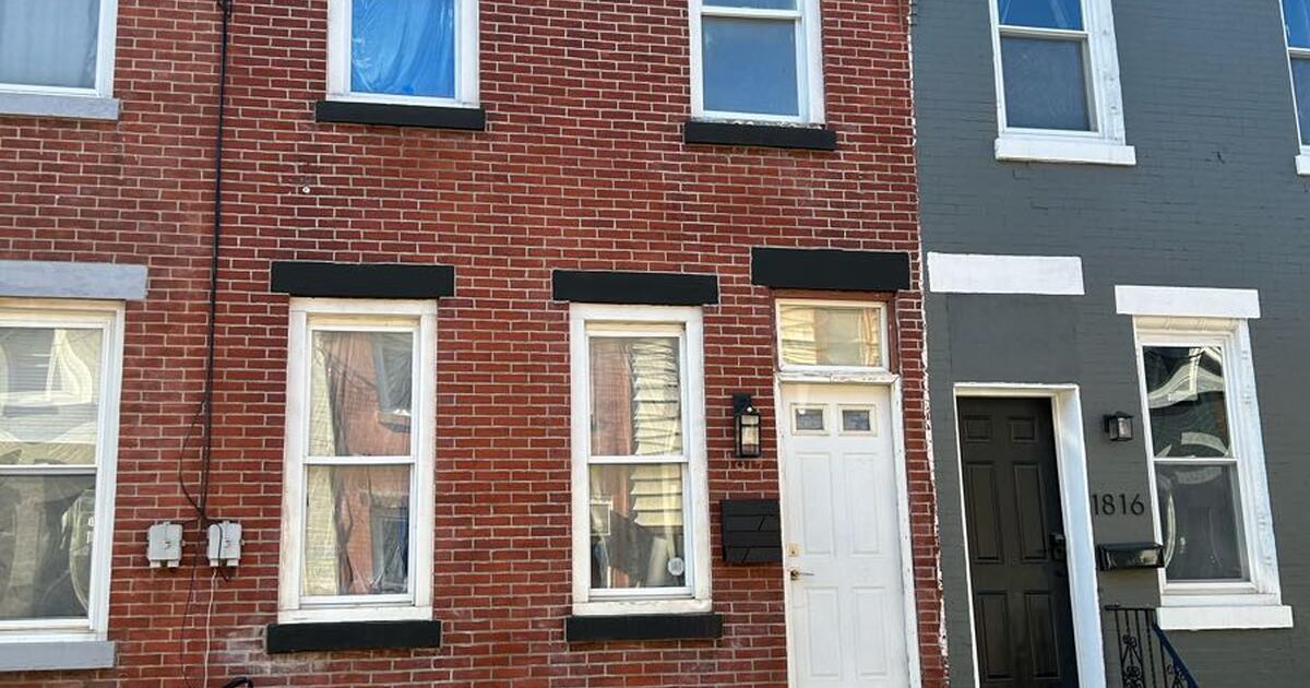 Brick Row House for sale - 1814 Mutter Street for $180000 in ...