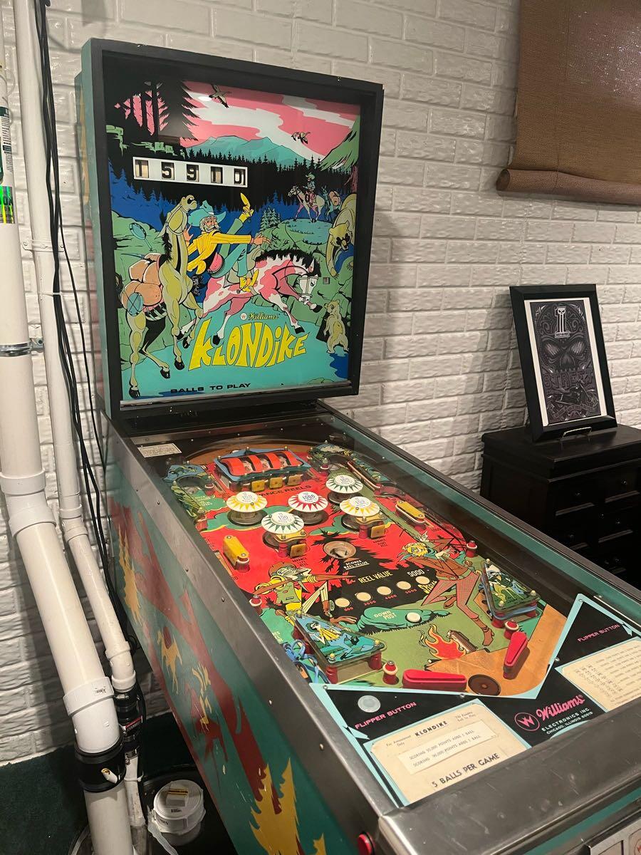 Williams Klondike Pinball Machine for $500 in Hartland, WI | For Sale ...