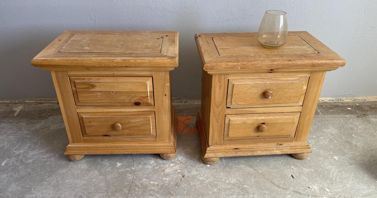 Pair of Wooden Nightstands for $50 in Santa Fe, NM | For Sale & Free ...