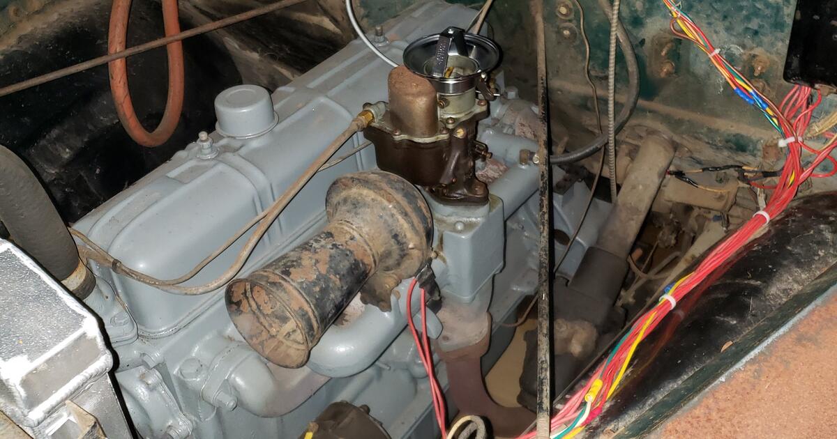 GMC 228 inline 6 motor and drivetrain for sale for $500 in Jamestown ...