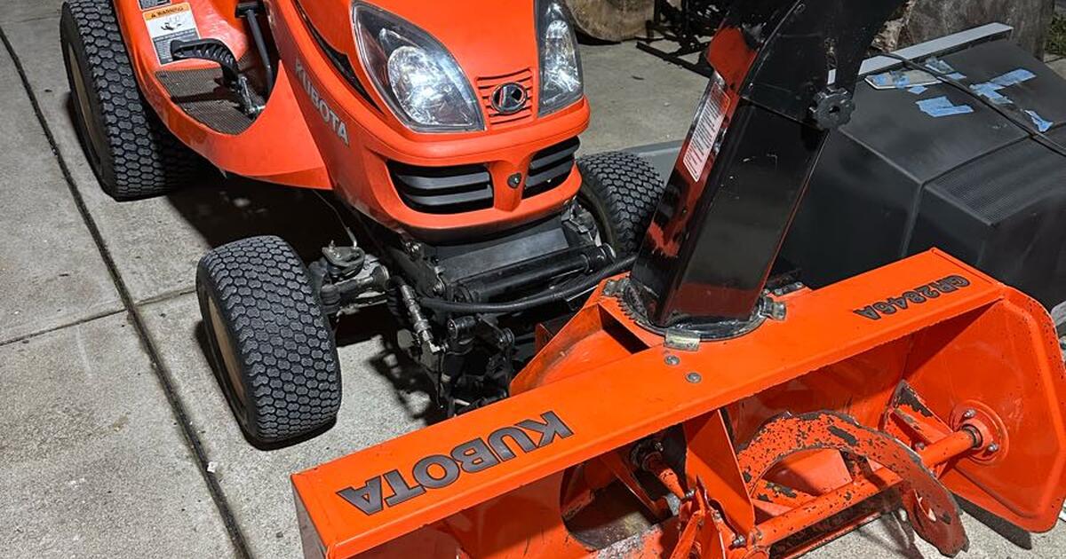 Kubota GR2120 4WD Diesel snowblower and lawnmower for $10000 in Erie ...