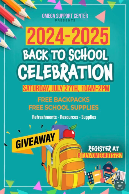 Omega Support Center presents the 2024-2025 Back-to-School Celebration (DeKalb County Police ...