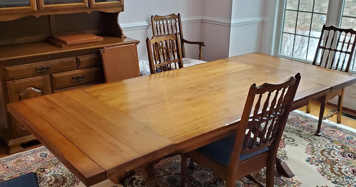 Reduced Vintage Dining Room Set By Cushman Classics General Interiors ...