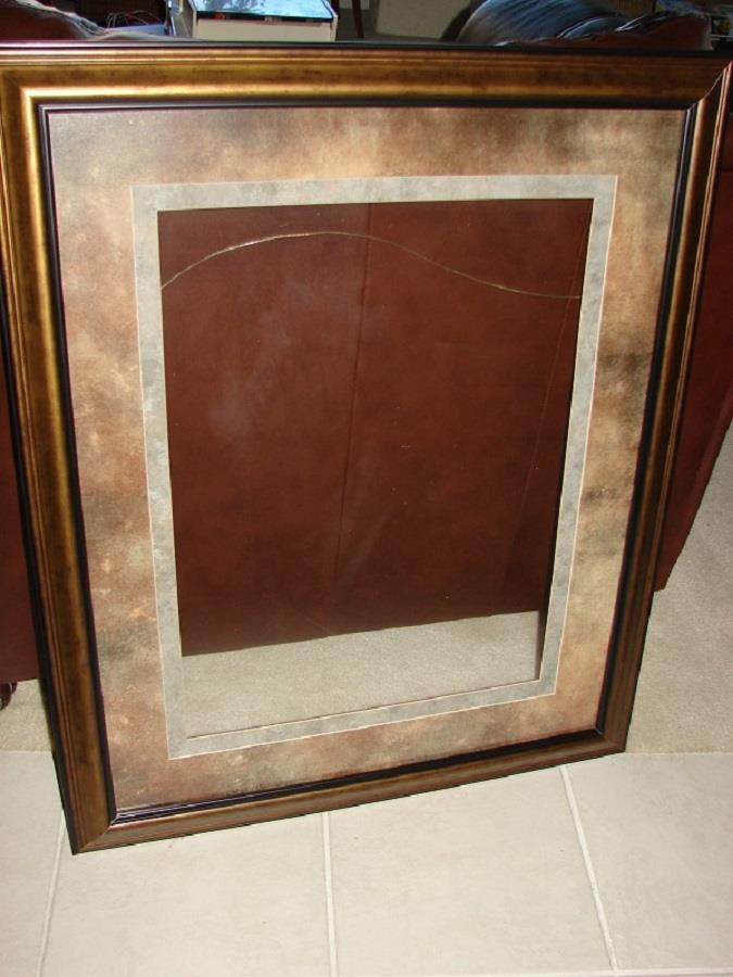 Beautiful Large Wooden picture Frame with Glass $ 15.00 Make Offer. for ...