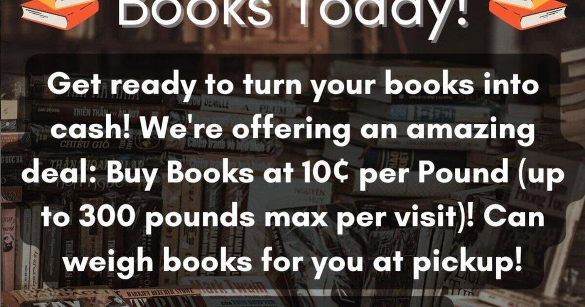 Need Extra Cash For Christmas? Sell Your Extra Books For Cash! for Free ...