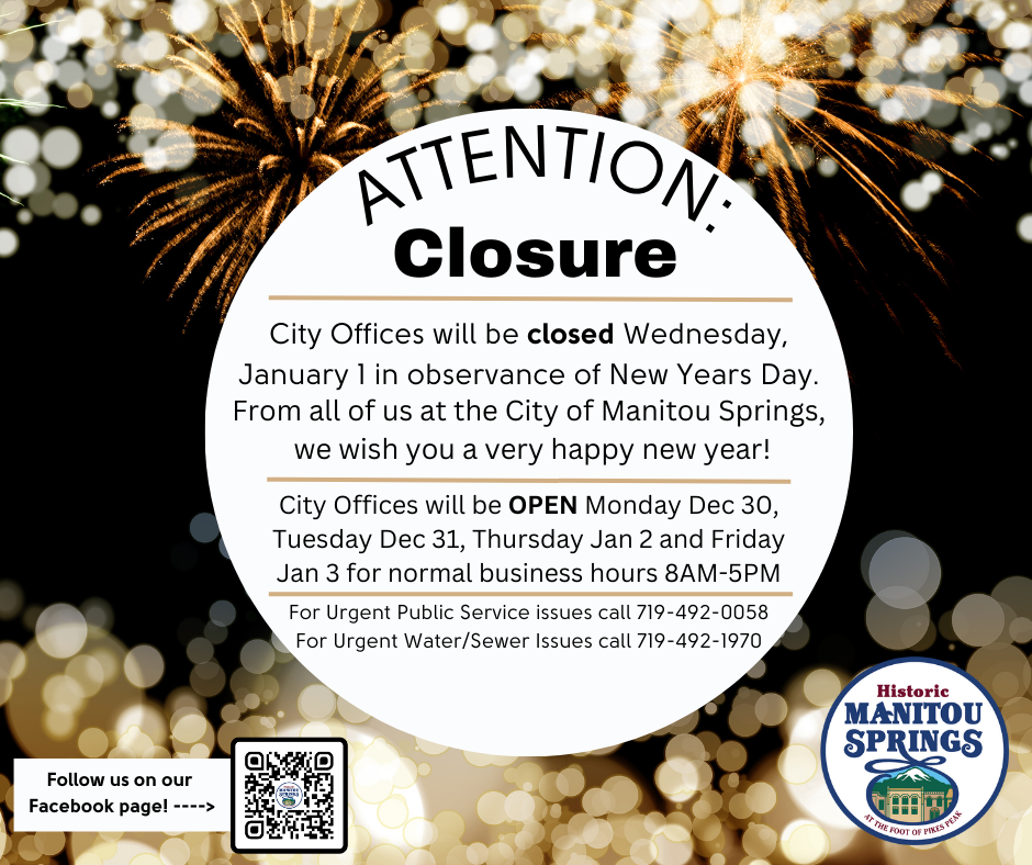 The City of Manitou Springs administrative offices, elected offices ...