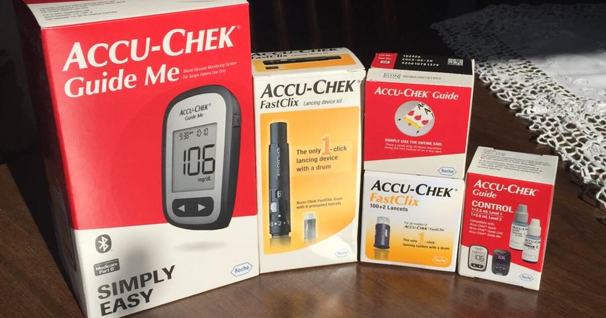 Accuchek Guide Me Glucometer and Supplies- Never Opened for Free in ...