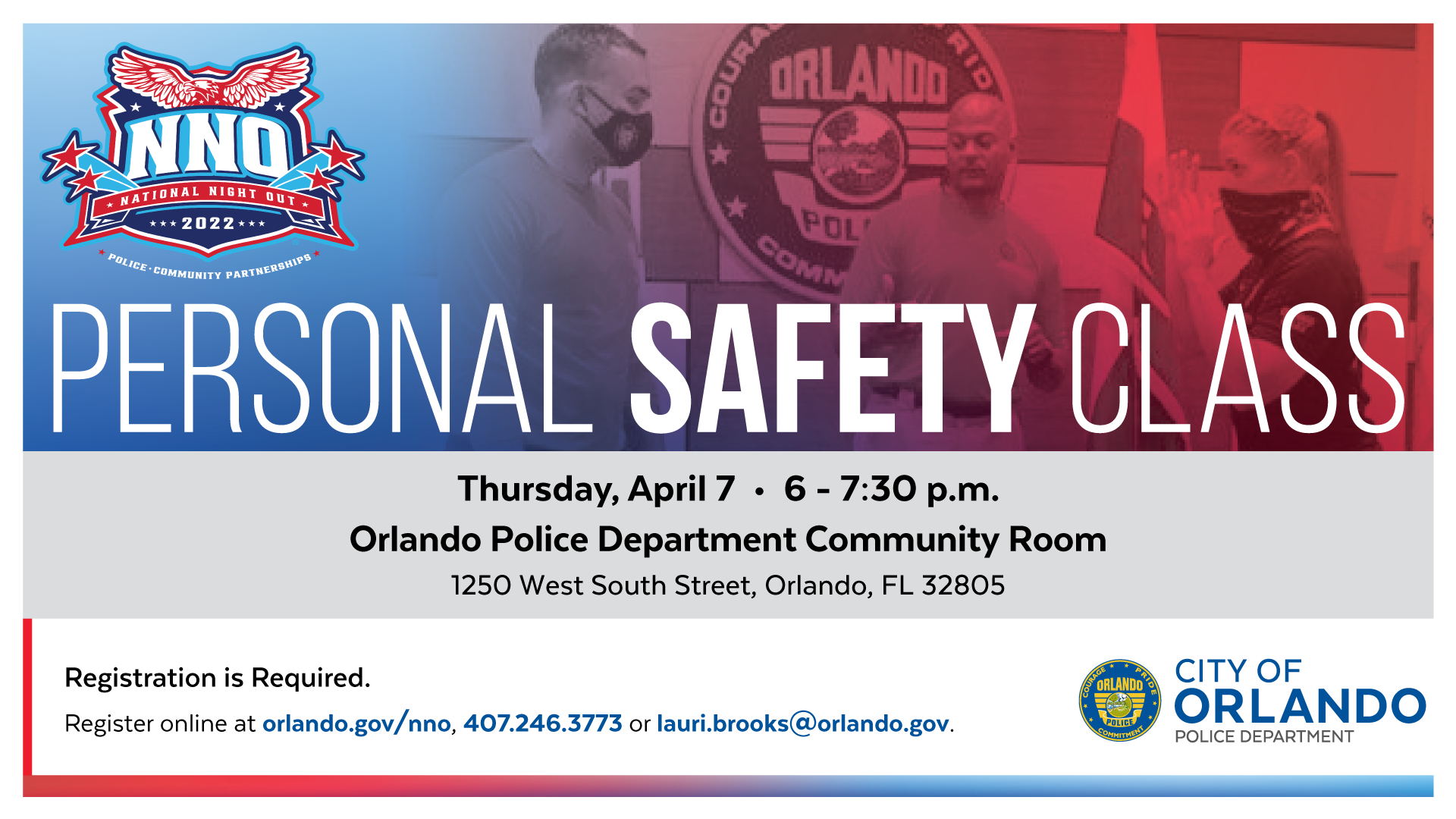 Orlando Police Department Free Personal Safety Class (Orlando Police ...