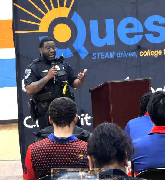 LIFE LESSONS: Peoria Police Officer Marques Smith was the keynote ...