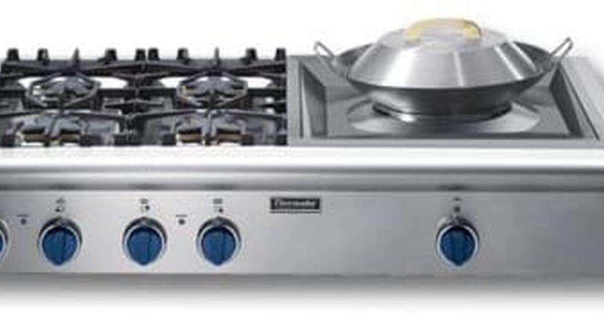 Thermador Professional Series 48 Inch Gas Cooktop with: 4 Burners and ...