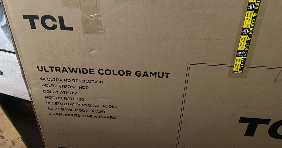 New in Box 55in TCL Firestick tv with 2yr Warranty for $300 in Franklin ...