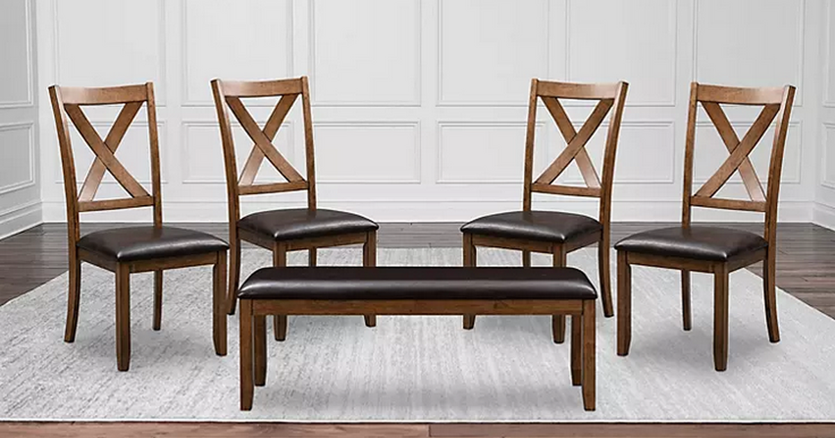 Reese Wood Dining Chairs with Bench for $145 in Henderson, NV | For ...