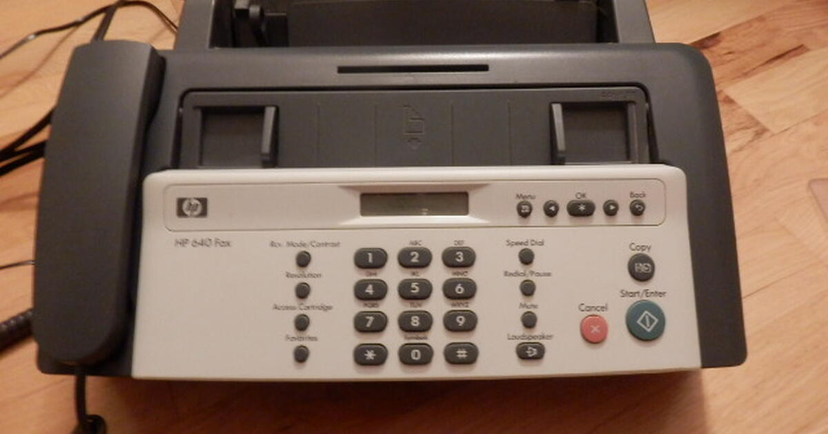 HP 640 FAX Machine for $40 in Monument, CO | Finds — Nextdoor