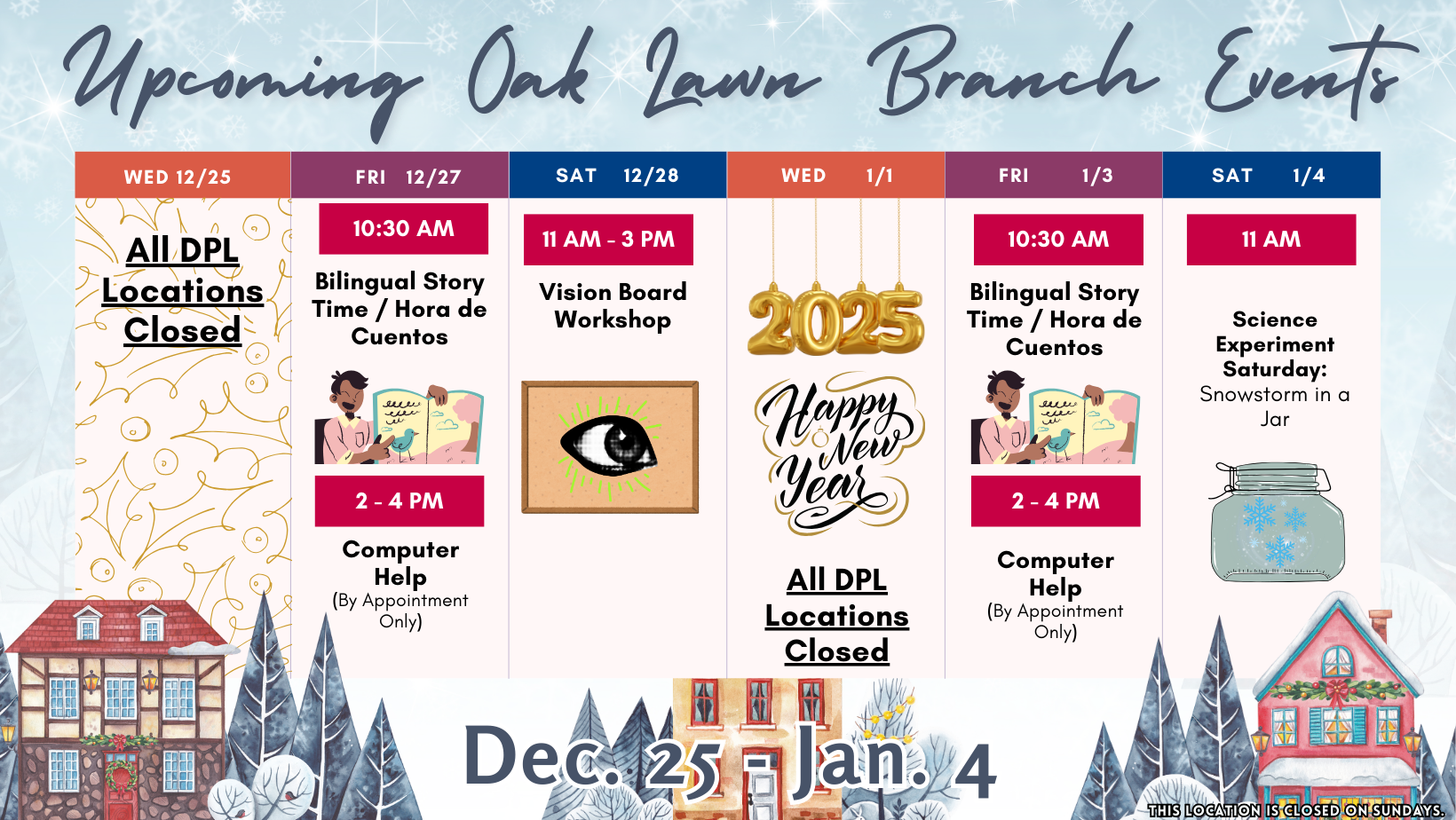 Upcoming events at the Oak Lawn Branch! (Dallas Public Library ...