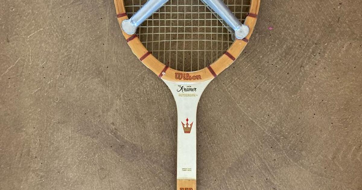 Vintage -960s Wilson Jack Kramer AUTOGRAPH Tennis Racket 4 1/2” for $10 ...