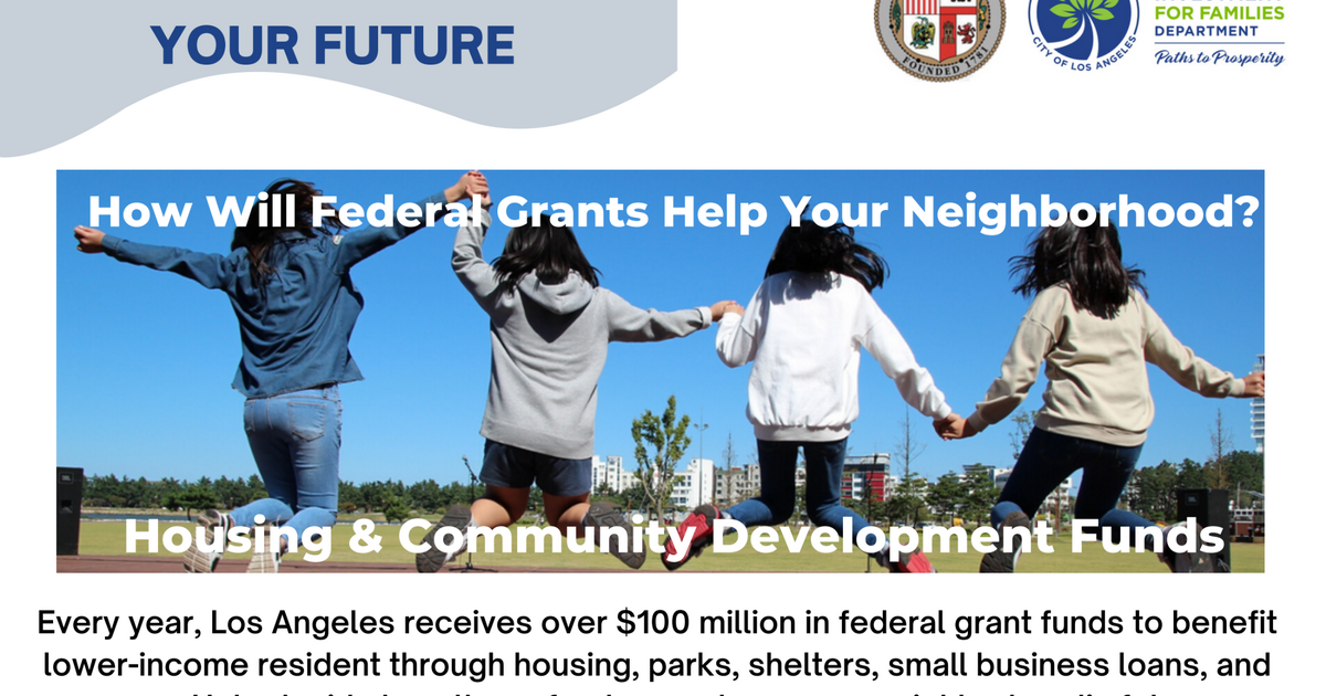 Federal Community Development Funding Virtual Info Sessions - November ...