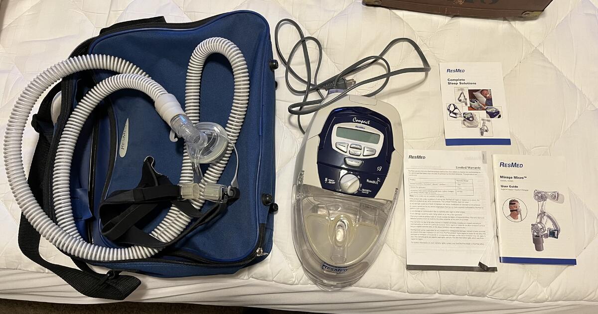 ResMed Compact S8 CPAP Sleep Machine with Mask for $70 in Meridian, ID ...