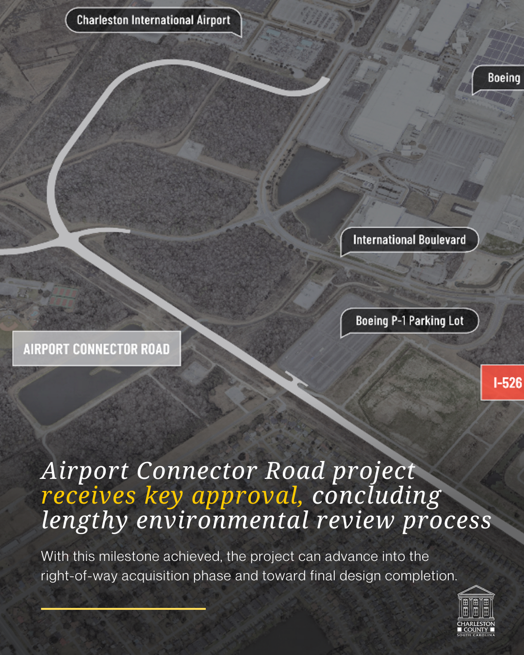 Charleston County’s Airport Connector Road project has received a ...