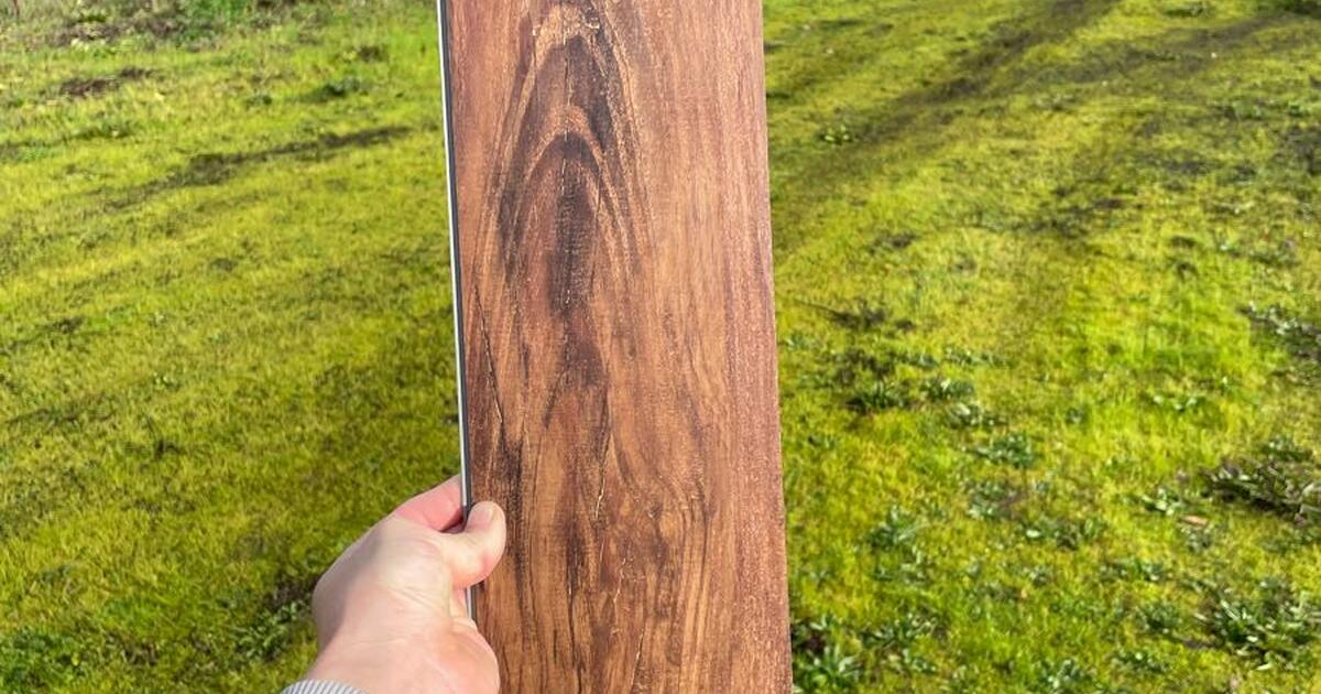 30 boxes of 4mm cider oak vinyl plank flooring. for $25 in American ...