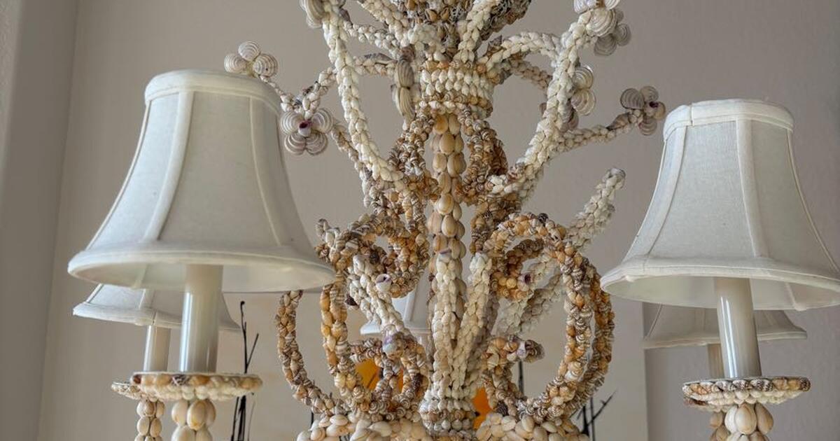 Sea shell chandelier for Free in North Venice, FL | For Sale & Free ...