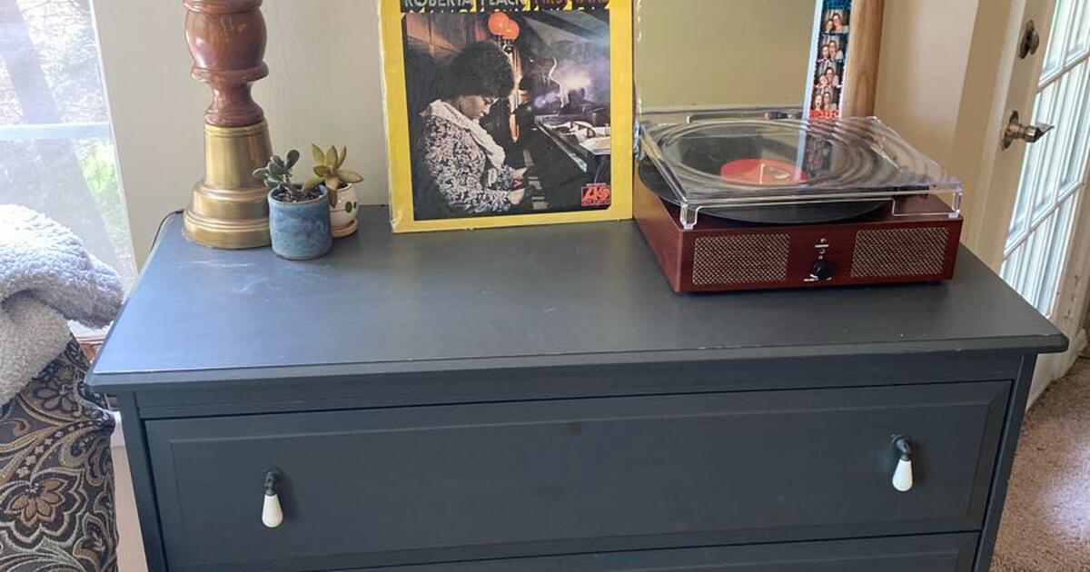 Blue Grey Console/Dress for $100 in Matthews, NC | For Sale & Free ...