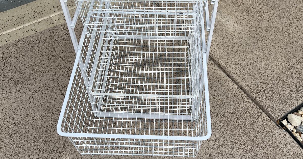 Wire basket storage unit for $25 in The Villages, FL | For Sale & Free ...