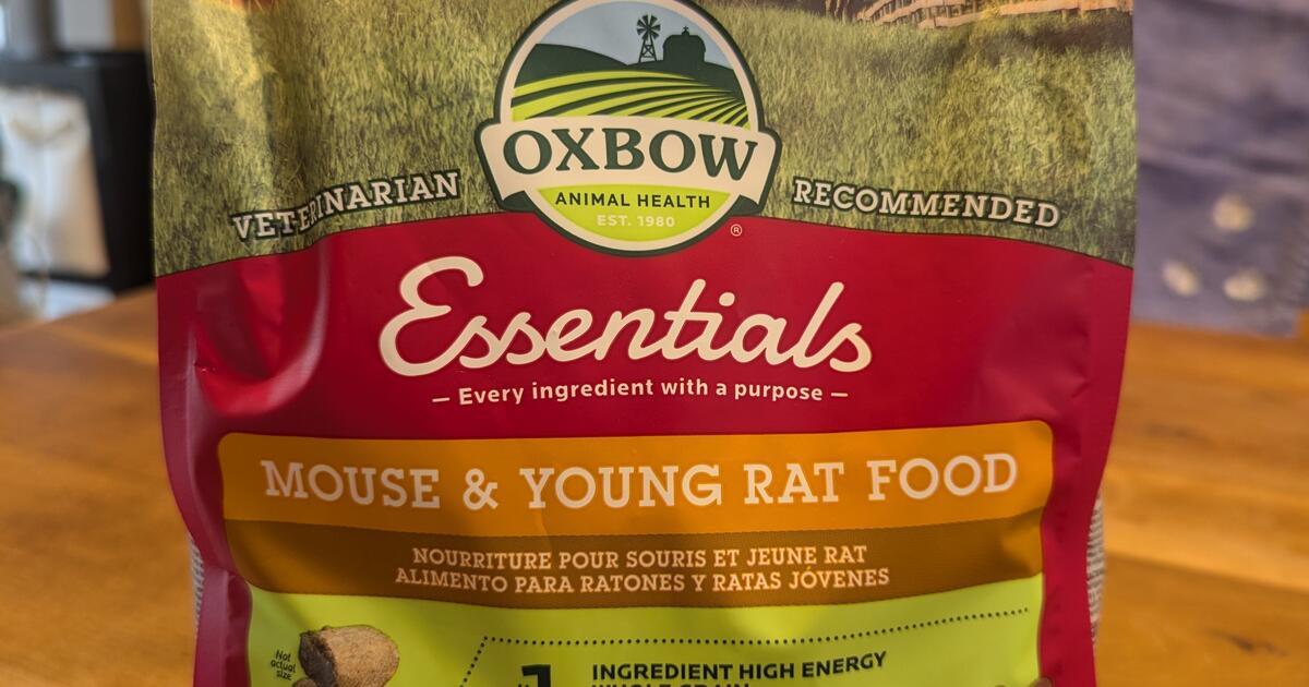 Oxbow Essentials Mouse & Young Rat Food for Free in Beaverton, OR | For ...