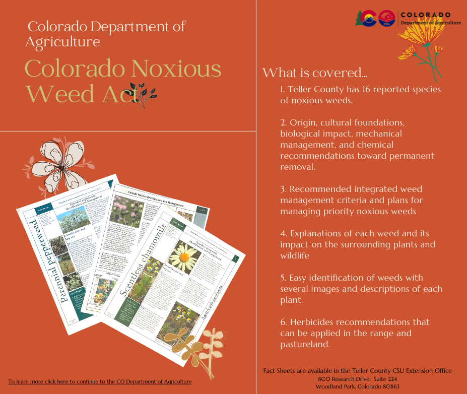 Noxious Weeds (Teller County Sheriff's Office) — Nextdoor — Nextdoor