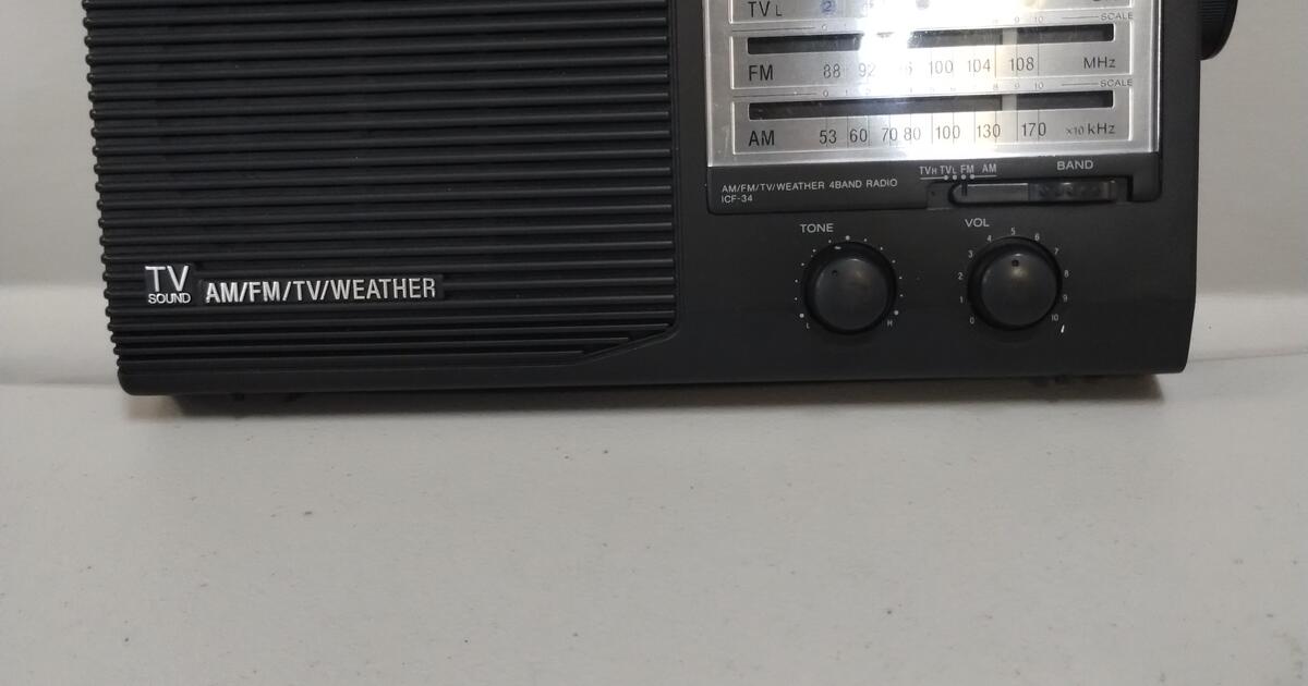 Sony AM/FM/TV/Weather Radio for $10 in Williamsburg, VA | For Sale ...