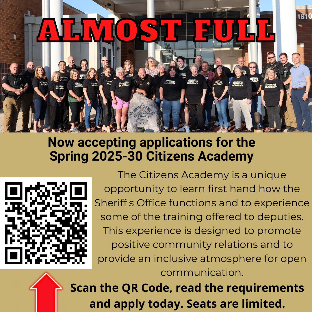 Hamilton County Sheriff's Office Citizens Academy – Spring 2025 ...
