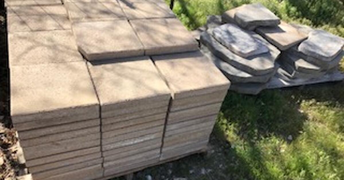 A Pallet of Pavers and extra large stepping stones for $160 in Carson ...