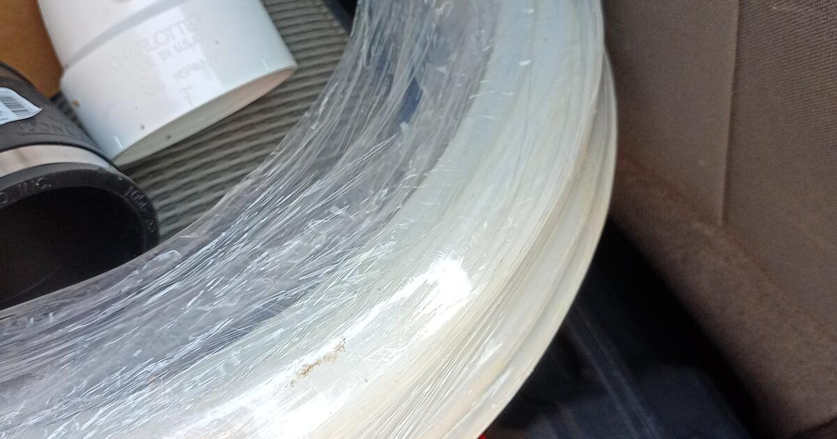 Roll of 1/2" clear pex for condensation drain for $25 in San Antonio ...