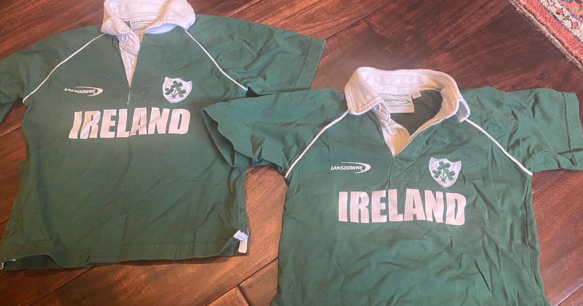 2 short sleeved Irish rugby shirts - child size 2T for Free in Chicago ...