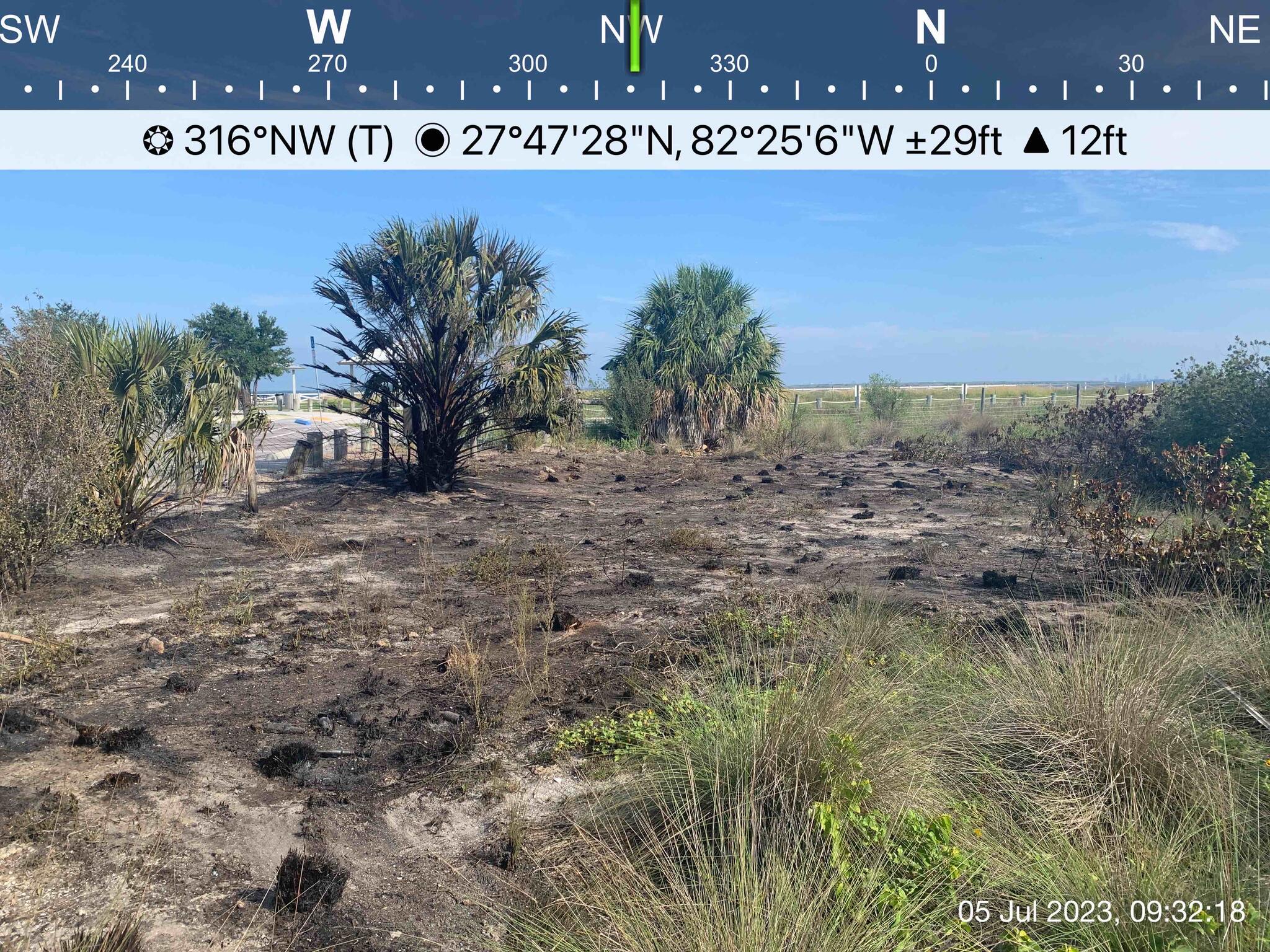 The illegal use of fireworks during closed hours at Apollo Beach Nature ...
