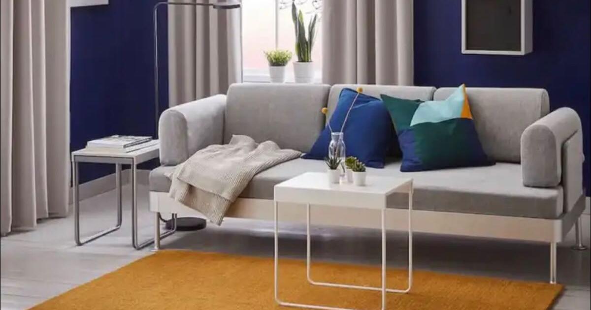 New IKEA Langsted Rug, Low Pile Yellow 4 ' 4 "x6 ' 5 " for $25 in ...