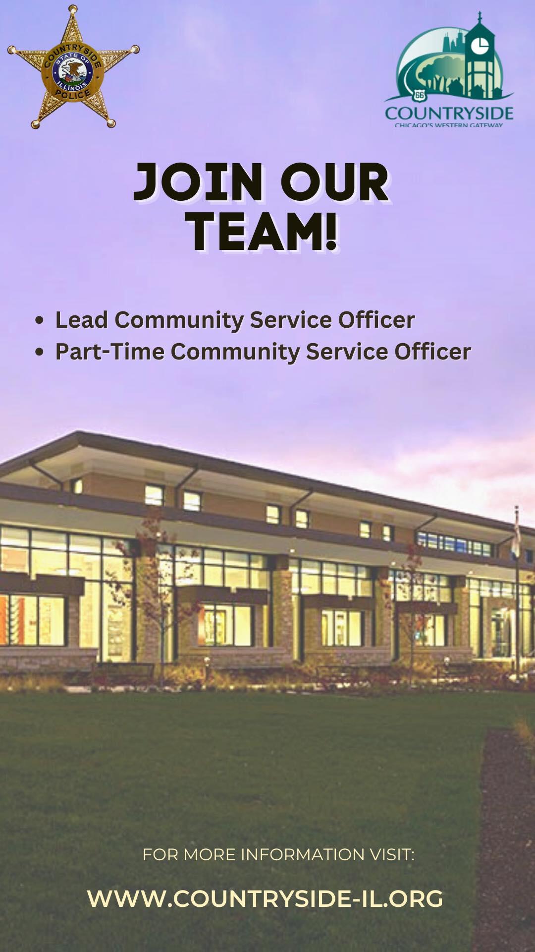 We are hiring for positions as both full-time and part-time Community ...