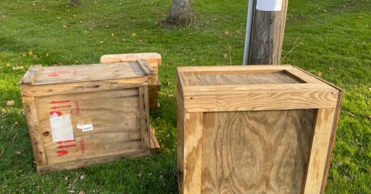 Curb alert: very big wooden boxes in Rush, NY | For Sale & Free — Nextdoor