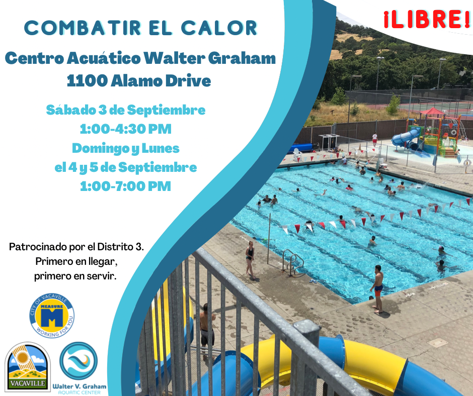 Beat the Heat at the Walter Graham Aquatic Center - Combatir el Calor ...