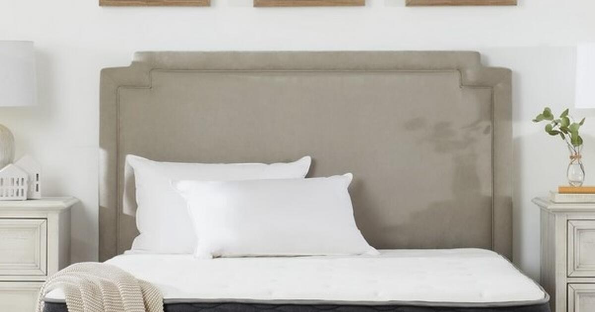 💰 NEW REDUCED 💰NEW QUEEN BEIGE UPH PLATFORM BED-HEADBOARD, FOOTBOARD, + RAILS 💰249 💰 for $249 in ...