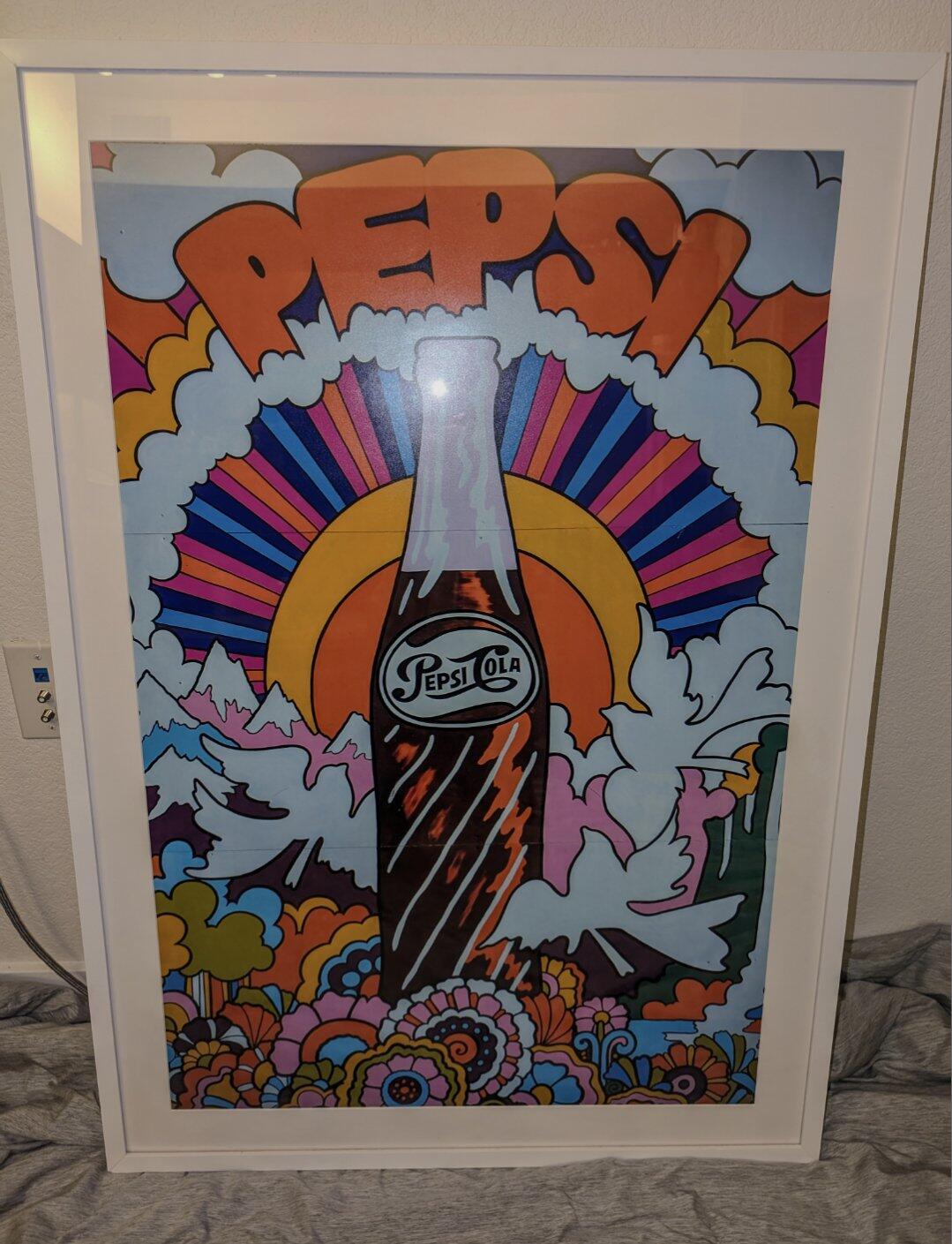 Framed Pepsi Pop Art Poster by Local Denver Artist for $100 in Commerce ...