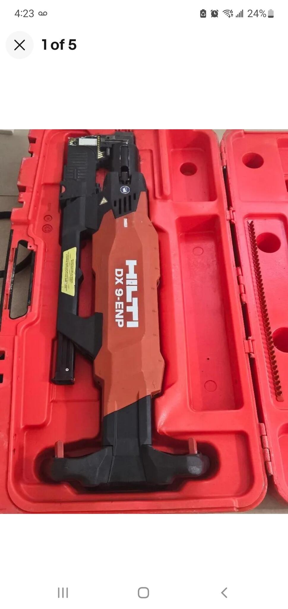 Hilti DX 9-ENP is a powder-actuated decking tool for $1000 in Killeen ...