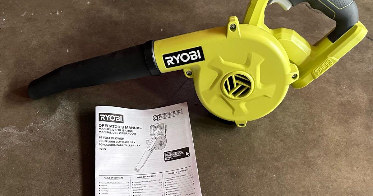 Ryobi 18v compact blower/brand new for $50 in Cypress, CA | Finds ...