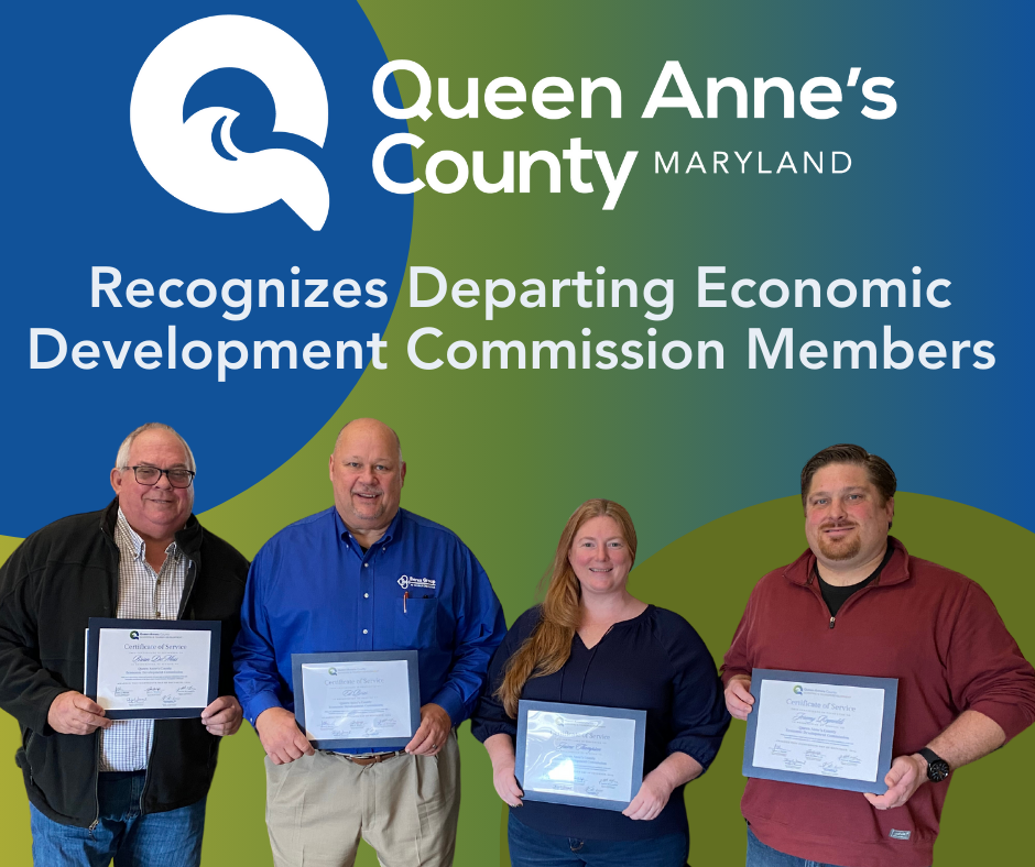 Queen Anne’s County Recognizes Departing Economic Development ...
