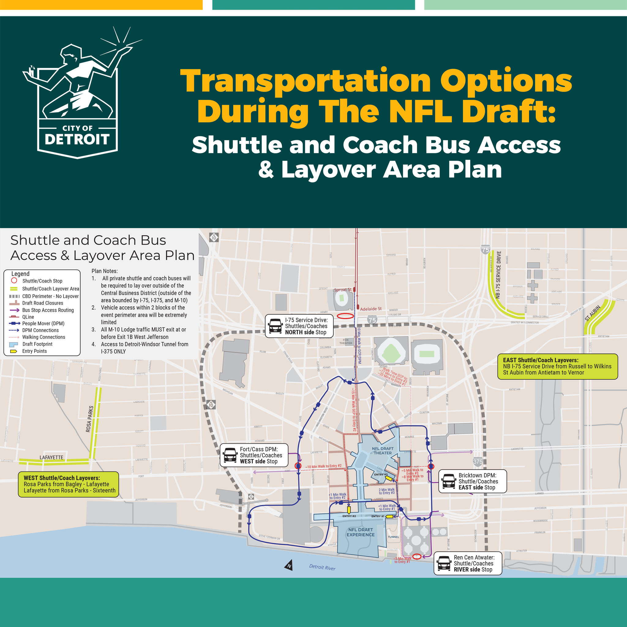 Here's your transportation cheat sheet for accessing the NFL Draft in ...