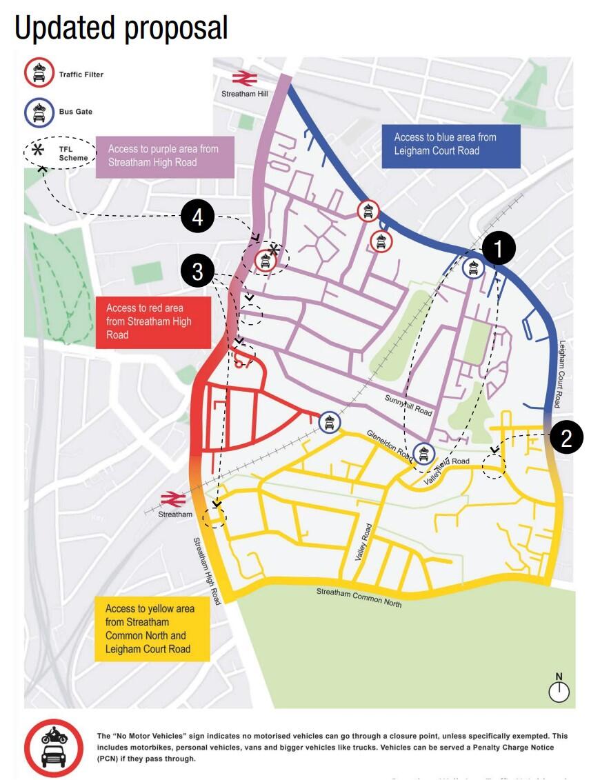 Blocked-off roads 3- A Tale of Two Cities 2: Streatham Wells LTN ...